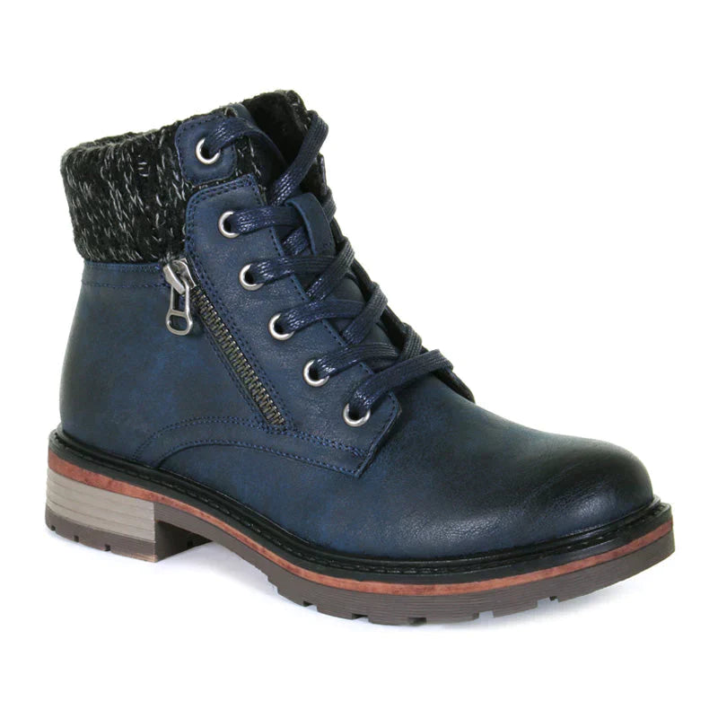 Women's Wanderlust Amy Waterproof Boot - Navy – Steve's Shoes